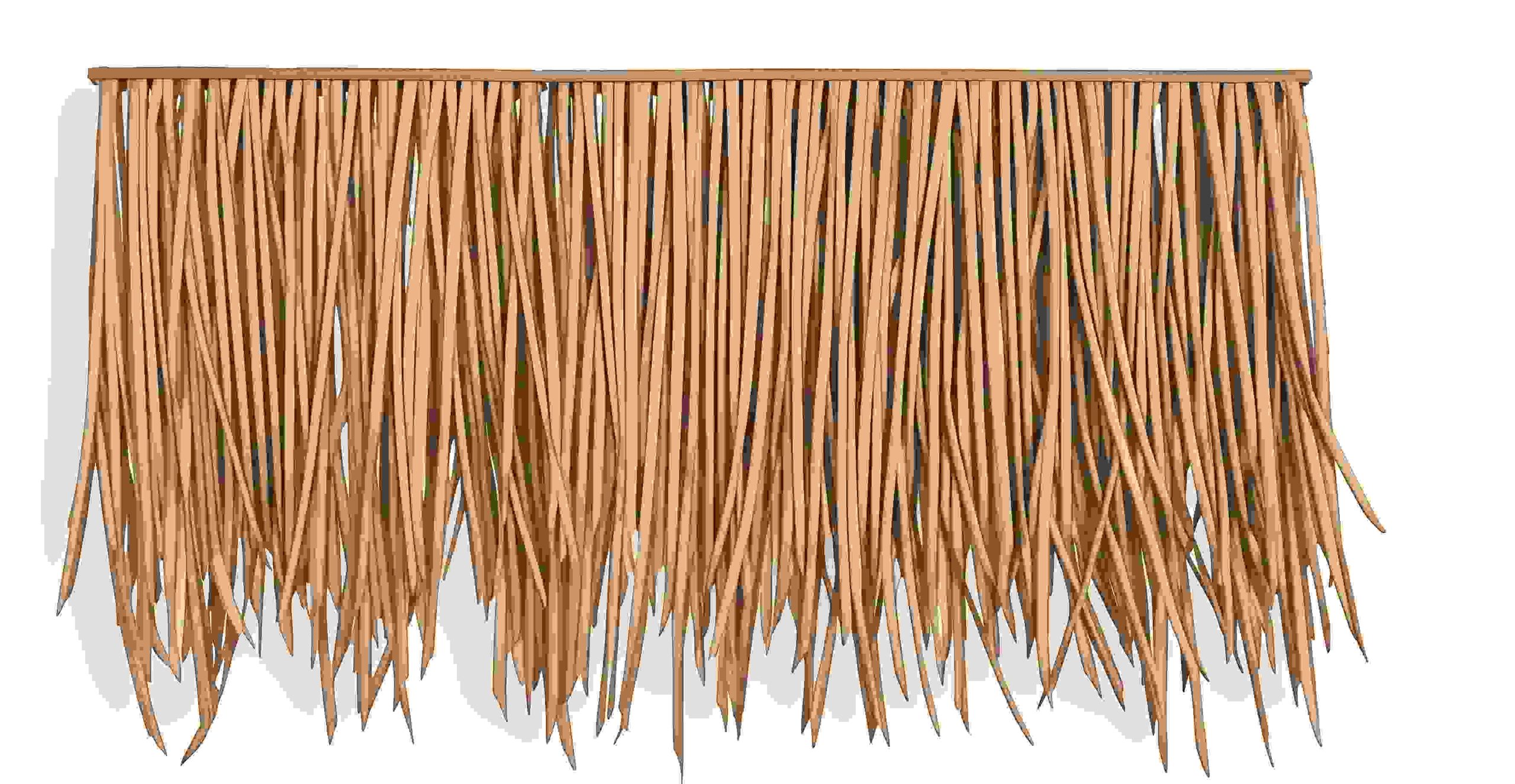 Synthetic Straw Thatch - PA & HDPE Roofing Tiles- A-thatch
